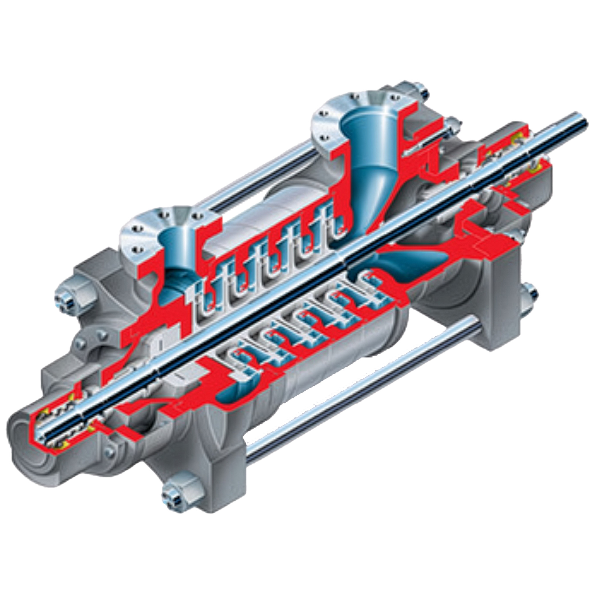 Industrial Idpr Cs Between Bearings Pump Horizontal Multistage Single ...