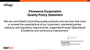 Quality Policy Examples